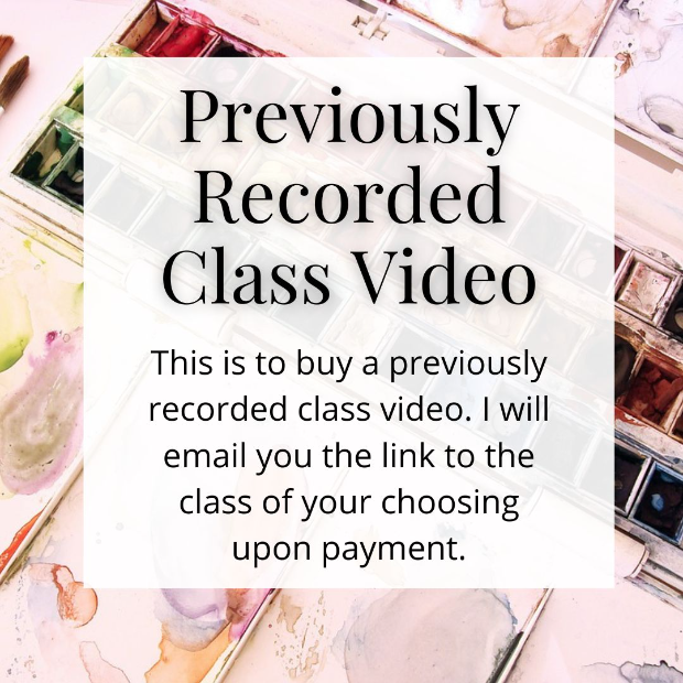 Previously Recorded Class Video